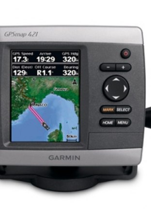 Garmin GPSMAP 421s c/ transd. painel popa - GPS/Plotter/Sonda ...